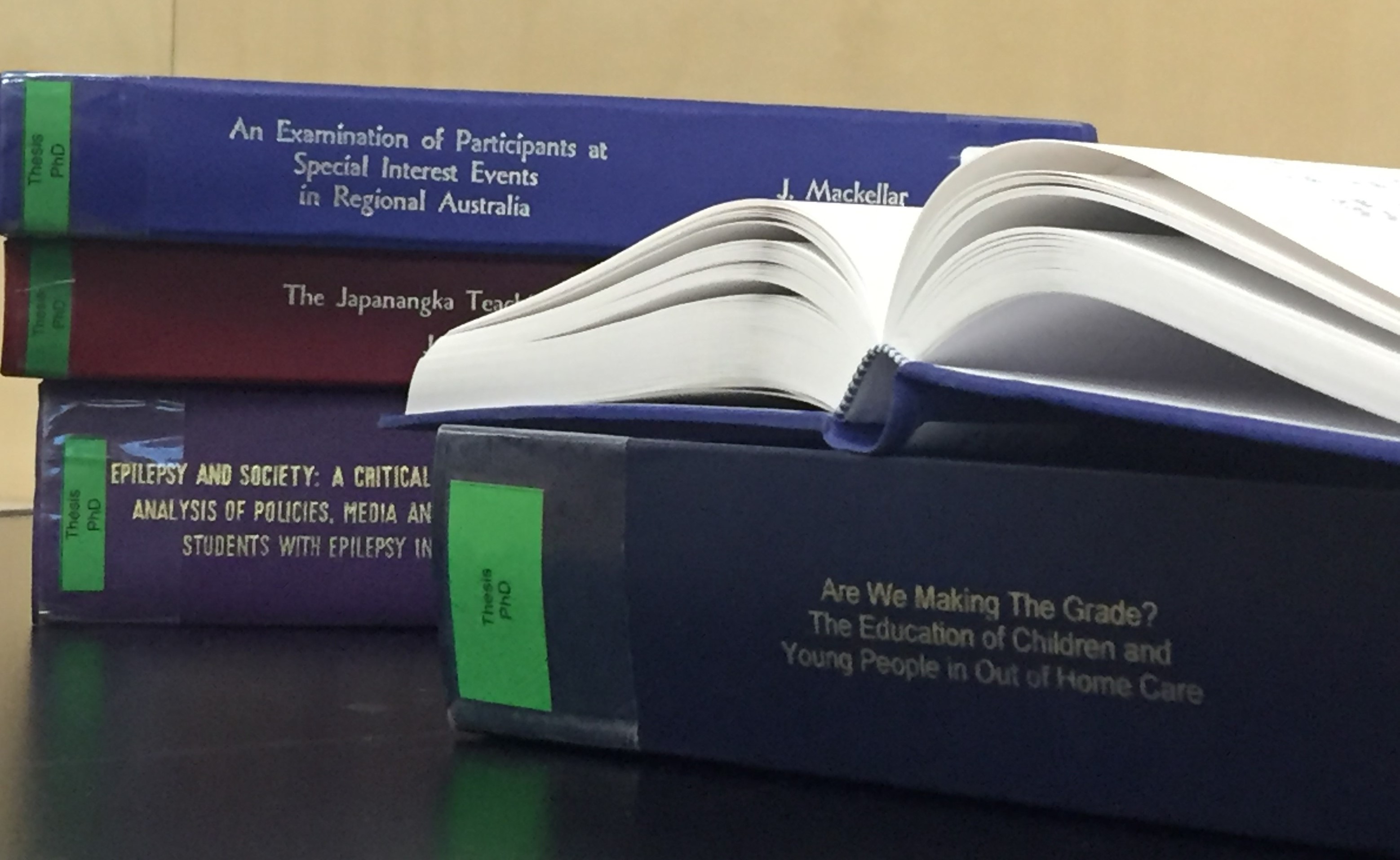 Recent Southern Cross PhD Theses